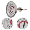 WEUVEB Alloy Kitchen Thermometer White with Clear Large Dial for Baking ...