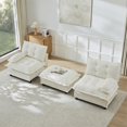 77" L Shaped Modern Sofa,Chenille Modular Sectional Comfy Cloud Couch w ...