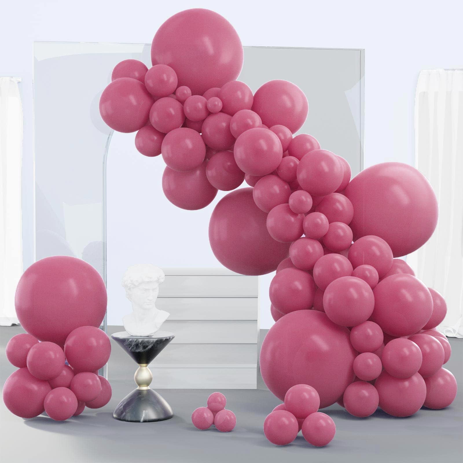Balloon PartyWoo Opera Mauve, 140 unidades, color rosa bohemio ...