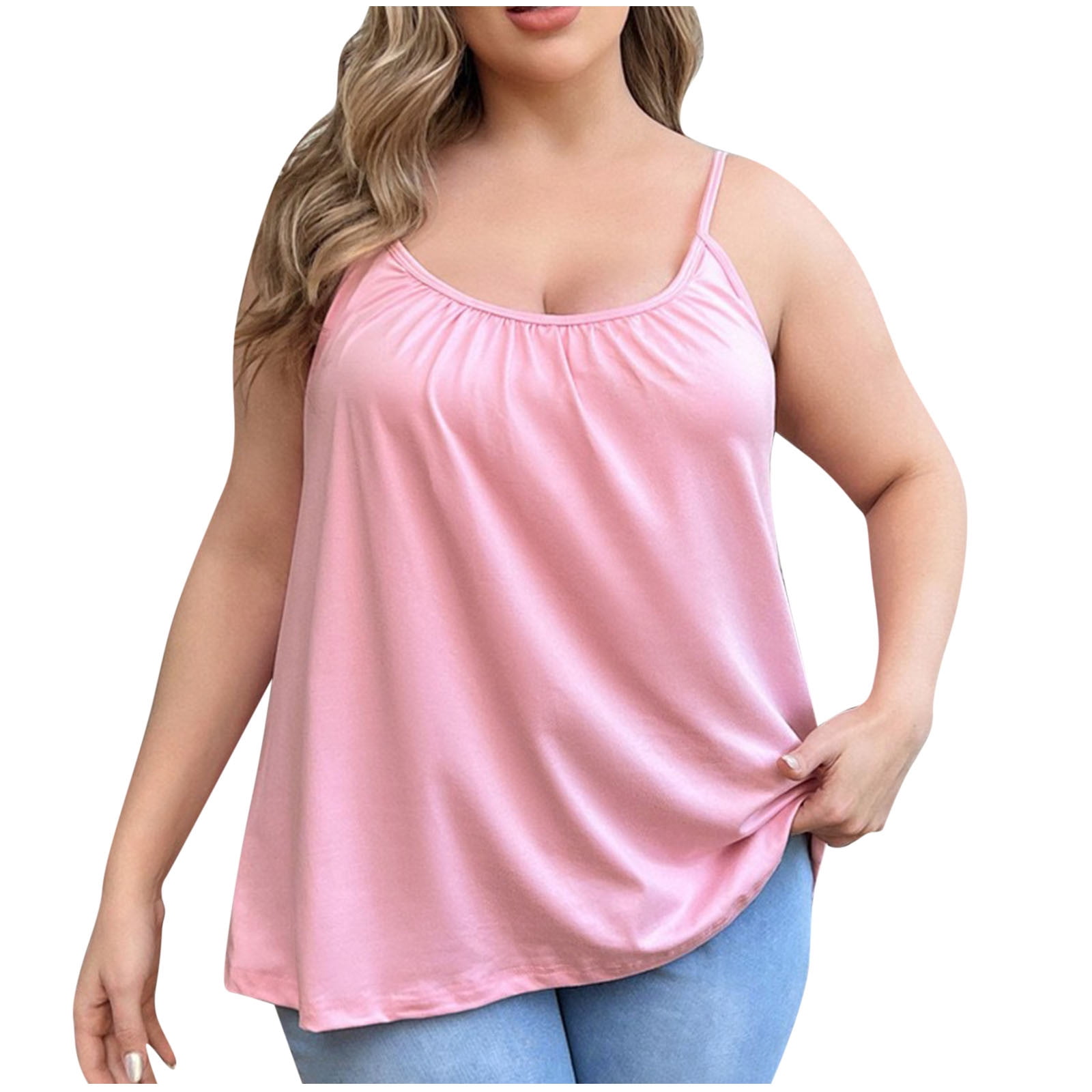 Click here for Karight Womens Plus Size Tank Tops With Built In B... prices