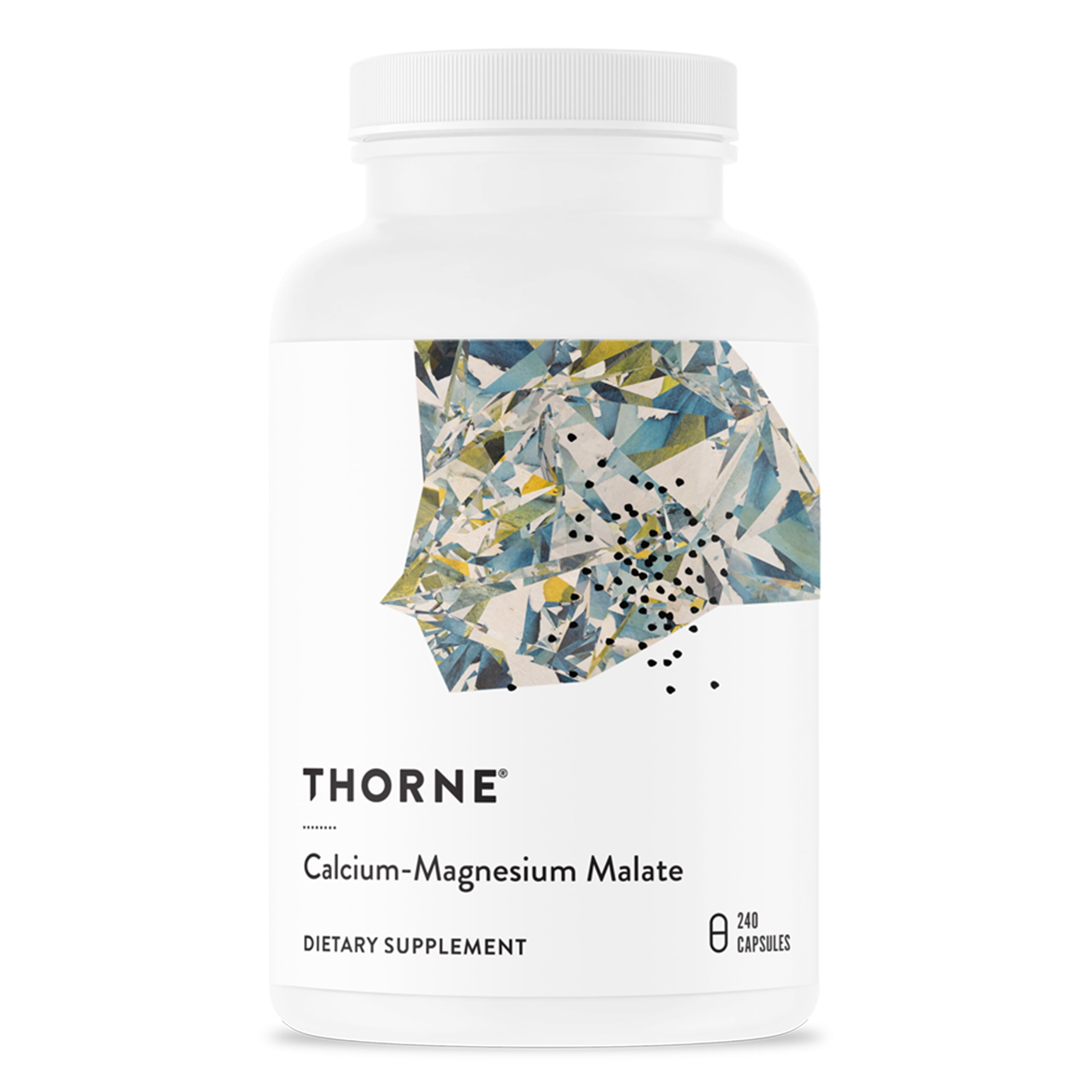 Thorne Calcium-Magnesium Malate - Gluten-Free Supplement with Magnesium ...