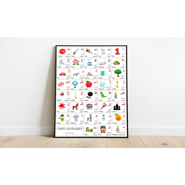 Urdu Alphabet Poster