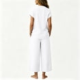 2 Piece Lounge Sets for Women 2026 Summer Boho Embroidered Capri Sets ...