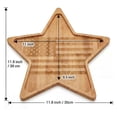 YuanGuangQ Five Pointed Star Tray Fruit Plates, Holiday Themed Plating ...