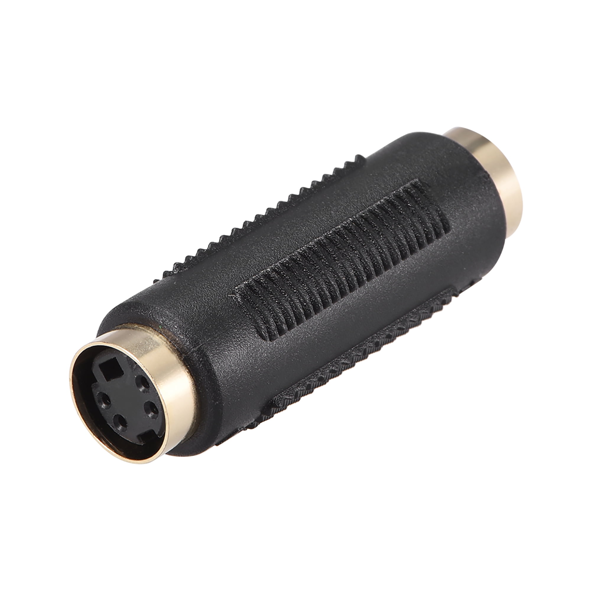 S-Video 4 Terminal Female to Female Connector Stereo Audio Video Cable ...