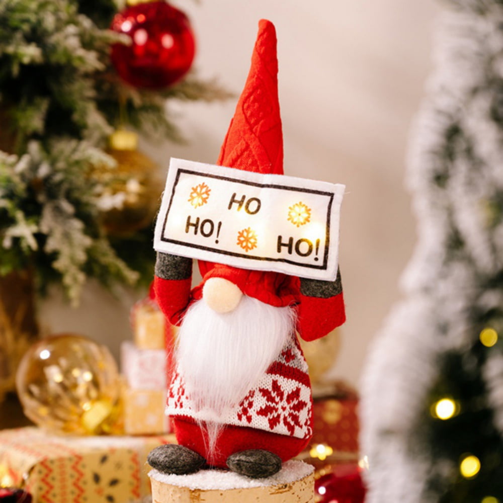 Santa Gnome Plush Cute Handmade Ornaments for Christmas, Valentine ...