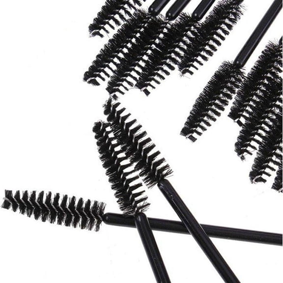 100 Mascara Wands Bulk Disposable Eyelash Eye Brow Brushes Applicator ...