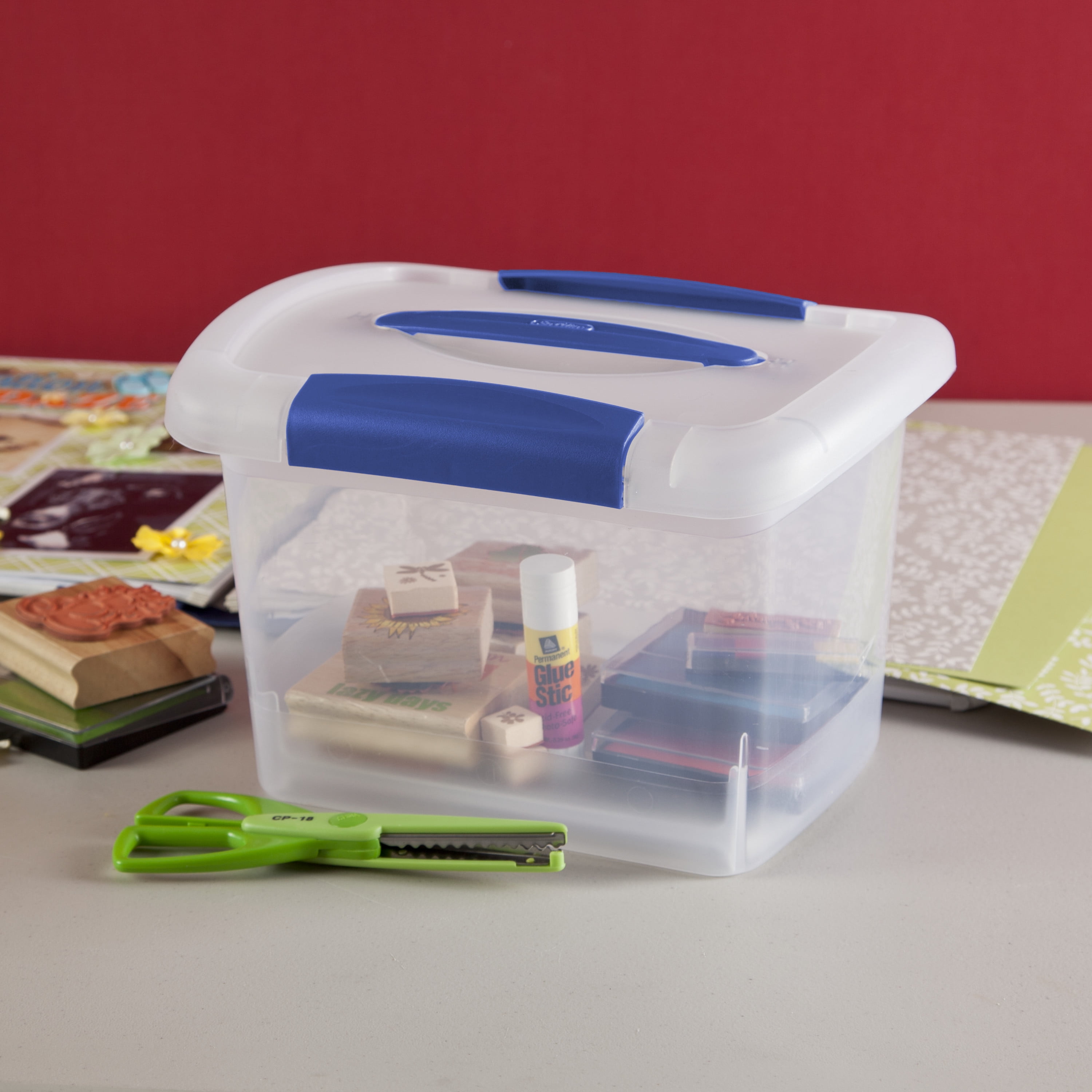 Sterilite Small Nesting Showoffs, Stadium Blue – Walmart Inventory ...