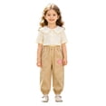 CAIVO Child Lightweight Summer Girls Pants With Embroidered Breathable ...
