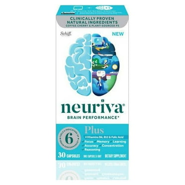 Neuriva Brain Performance Supplement, Clinically Proven Ingredients for ...