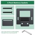 Mattress Retainer, 4-Pack Heavy Duty Mattress Stopper for Bed Frame ...