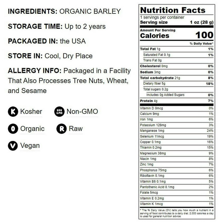 Barley Nutritional Value Of Black