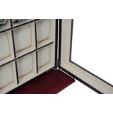 30 Piece Cherry Wood Watch Display Case Wall Stand Holds Watches up to ...