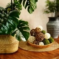 18Pcs Decorative Balls for Centerpiece Bowl - 6Pcs Fake Moss Balls ...