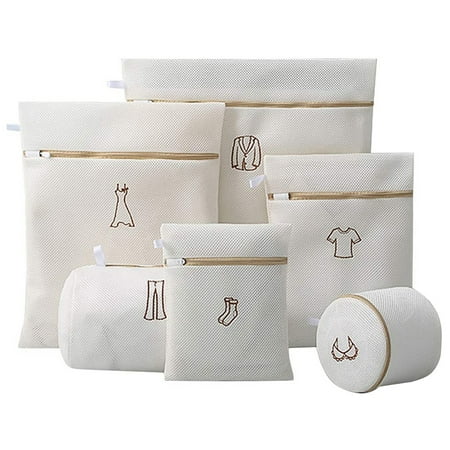 Smilepp Laundry Bags Zipper Clothes Storage Bags Portable Washing ...