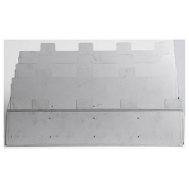 4 Tier Wire Display Rack in Chrome 63.5 H x 24.5 D with 24 Peg ...