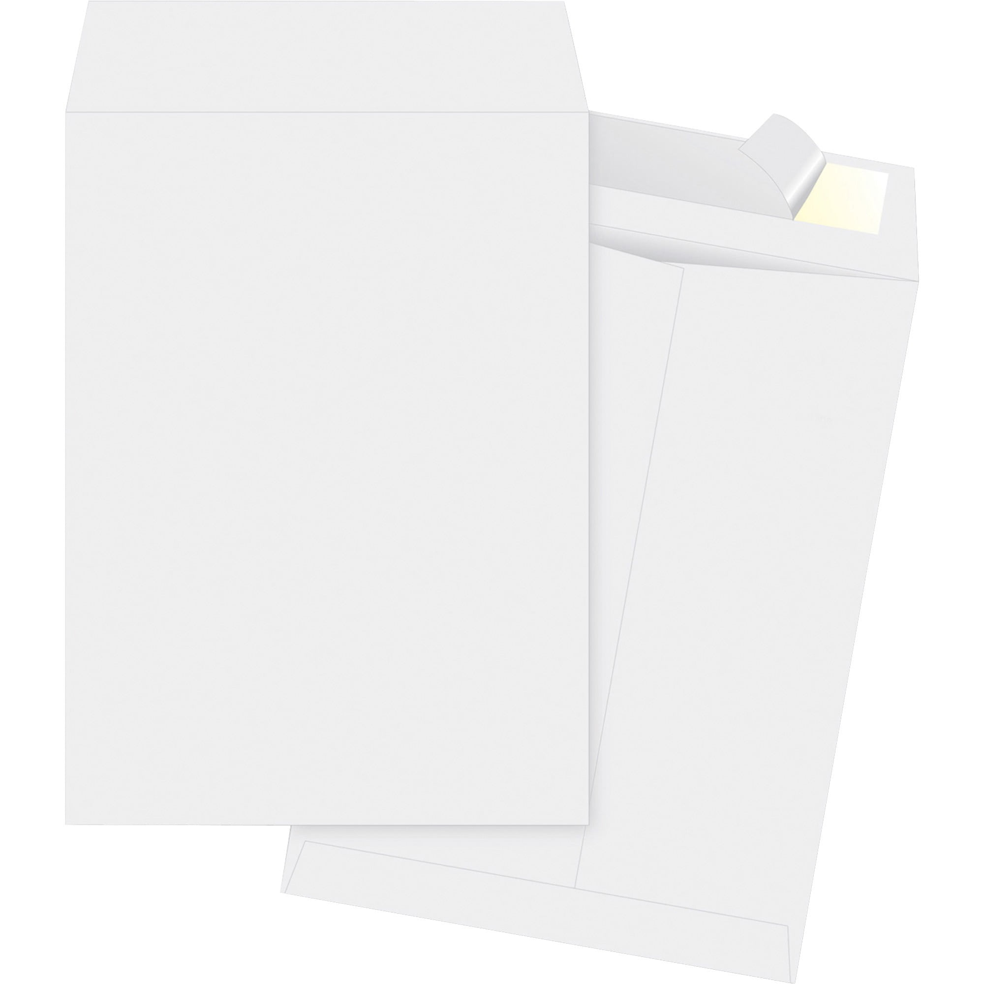 Business Source Tyvek Open-end Envelopes, White, 100 / Box (Quantity ...