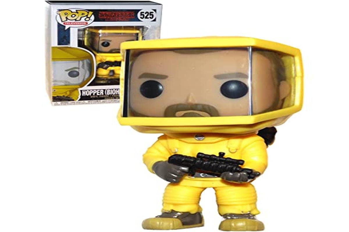 Funko Pop! Television Stranger Things Hopper #525 (Biohazard Suit ...