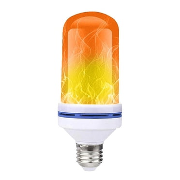 2-Pack LED Flame Effect Fire Light Bulbs E26 Flickering Fire Atmosphere ...