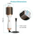 iMounTEK Blow Dryer Brush 110V Hot Air Brush with Volumizer Negative ...
