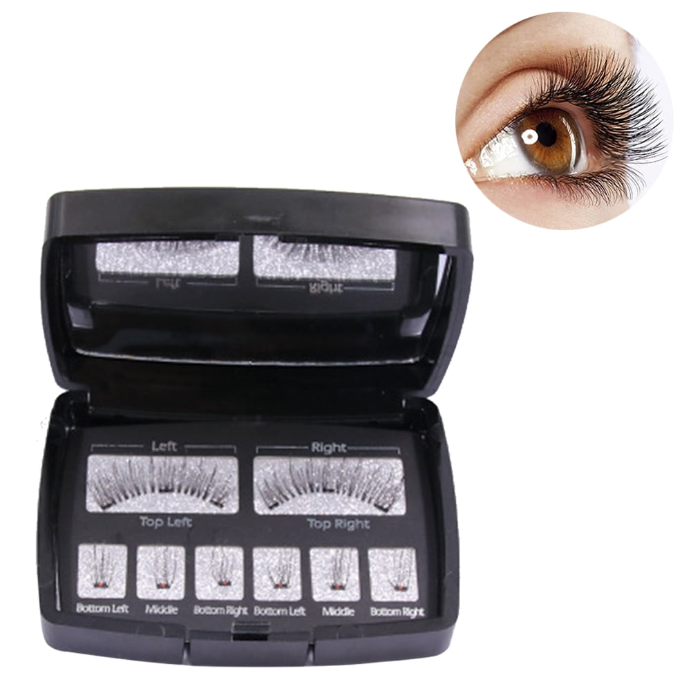 Autorización：Juego de pestañas postizas magnéticas, pestañas naturales ...