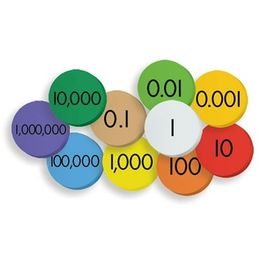 100 Tens Place Value Discs Set - Walmart.com