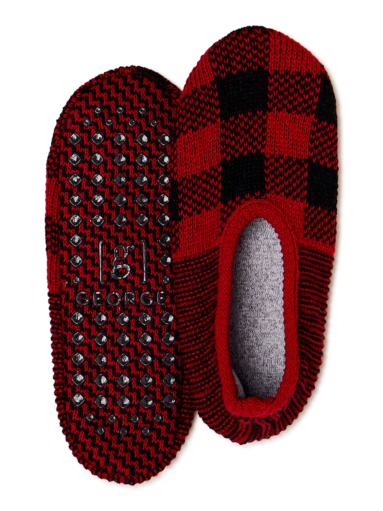 George Men's Slipper Socks, 1-Pack - Walmart.com