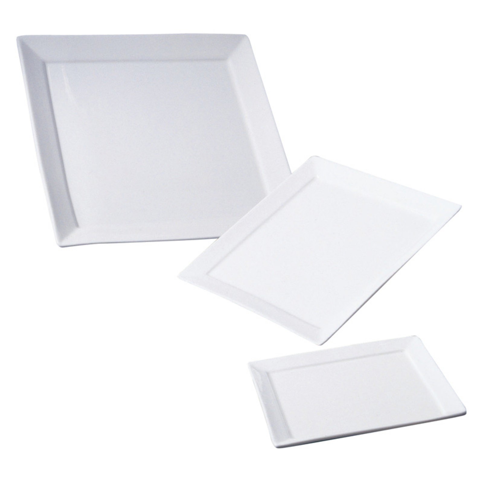 10 Strawberry Street Whittier Elite Square Dinner Plate - Set of 4 ...