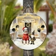 Happy New Year 2026 Old English Sheepdog Santa Gnome Holiday Party Snow ...