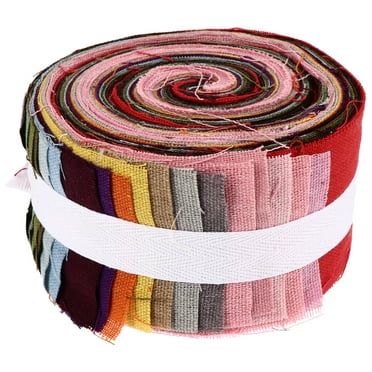 72 Pieces Fabric Strips Roll 2.5 Inch Jelly Fabric Bundles Fabric ...