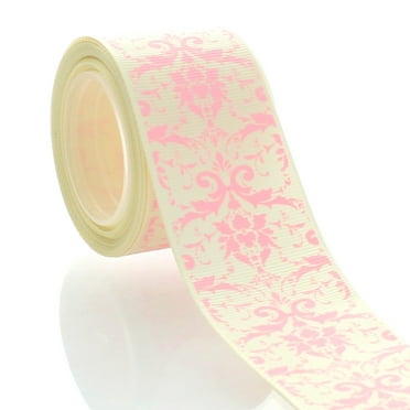 3/8" Grosgrain Ribbon Solid 156 Hot Pink 5yd - Walmart.com
