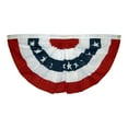 Zaroyeax American Pleated Fan Flag Usa American Bunting Decoration