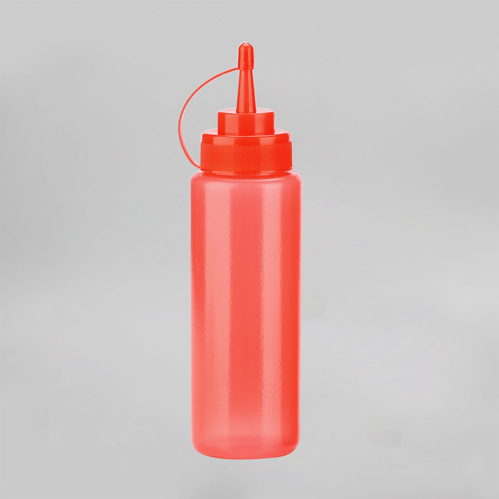 Red 24oz Squeeze Bottle Ketchup Mustard BBQ Containers Dressings ...