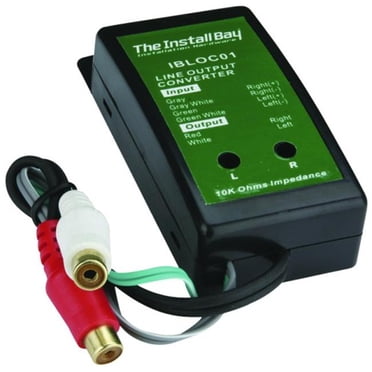 Line Output Converter - High Level to RCA - Walmart.com