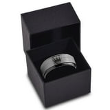 Tungsten Crown King Queen Heir Band Ring 8mm Men Women Comfort Fit ...