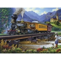 Bits and Pieces 500 Piece Jigsaw Puzzle Old Stream Train Countryside by ...
