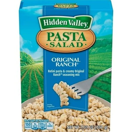 Hidden Valley Pasta Salad, Original Ranch, 7.09 Ounces - Walmart.com