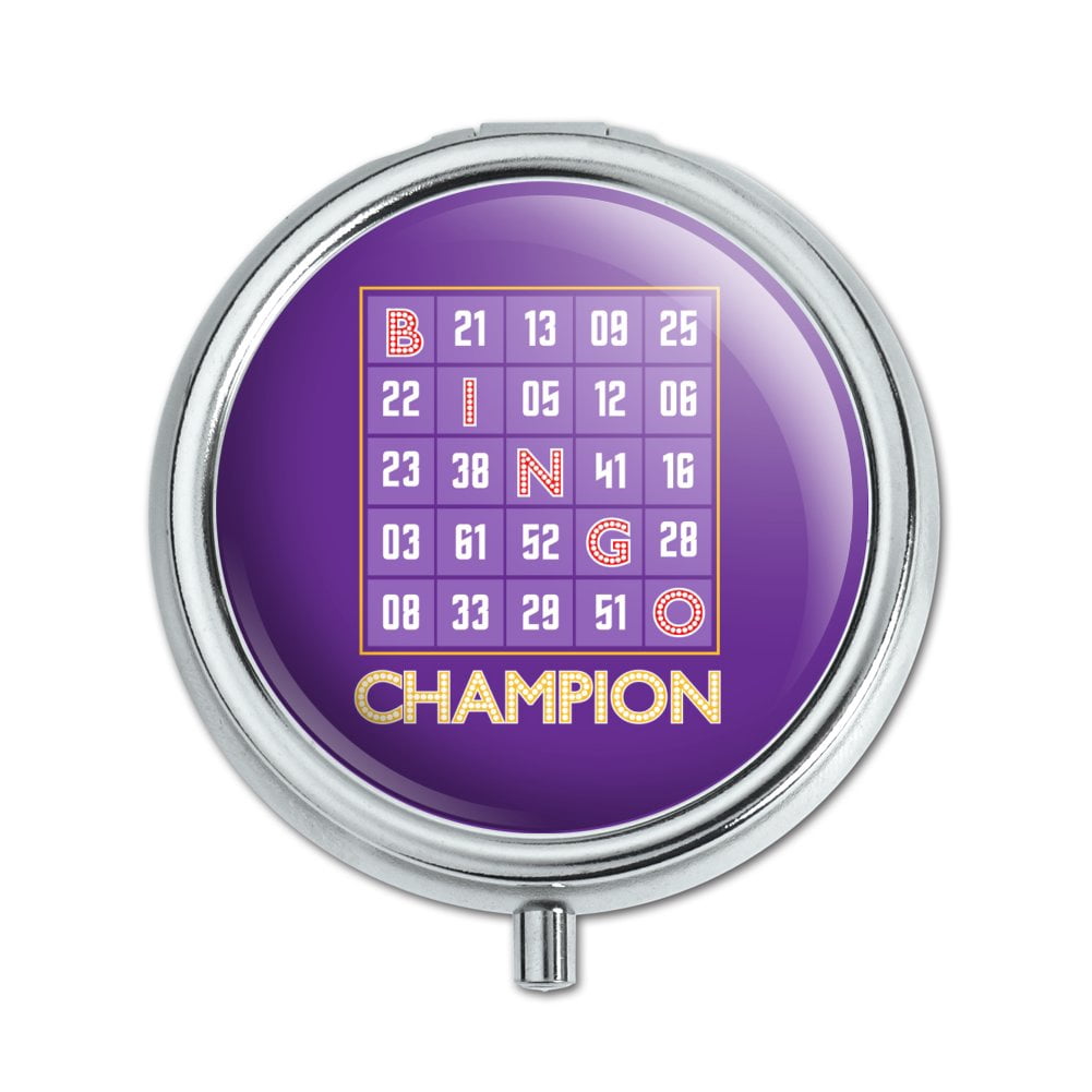 Bingo Champion Pill Case Trinket Gift Box - Walmart.com