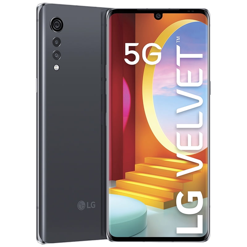 LG Velvet 5G - 128GB GSM UNLOCKED 6.8" Smartphone Aurora Gray ...