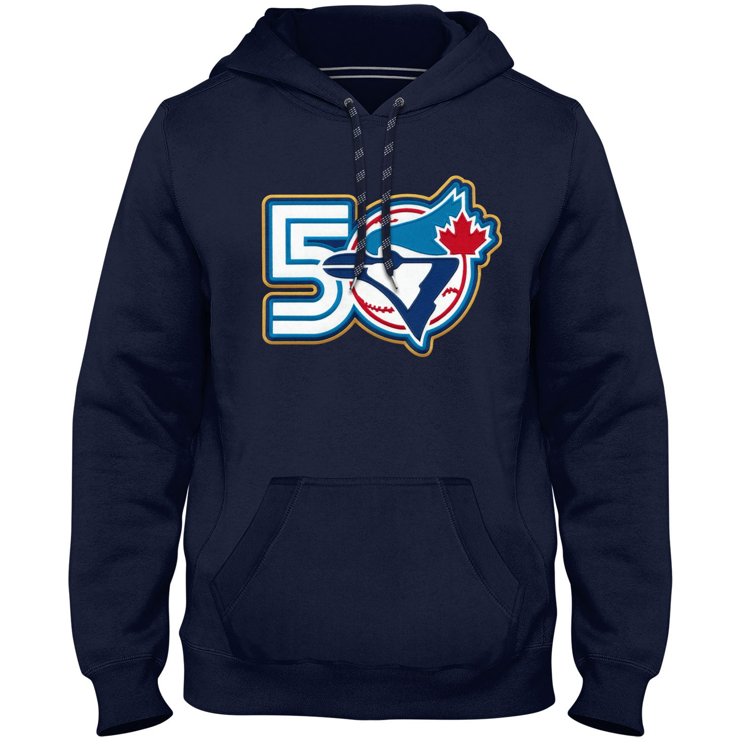 Men's Toronto Blue Jays MLB Express Twill 50th Anniversary Logo Hoodie ...