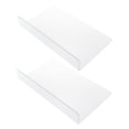 DEEPCRAFF 2Pcs Transparent Shower Splatter Guard for Bathroom Tub ...