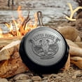 Yellowstone x Lodge Cast Iron Skillet, 12", Steer Skull - Walmart.com