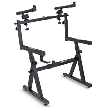 Mr. Dj KS550 X Style Pro Dual Music Keyboard Stand Electronic Piano ...