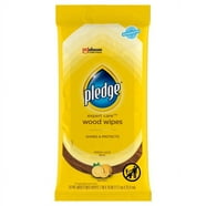 Pledge Multi-Surface Cleaning Wipes, Lemon Scented, Dusting Furniture ...