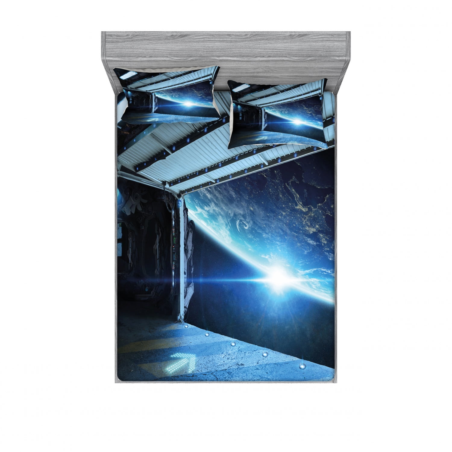 Outer Space Bedding Set with Sheet & Covers, Interstellar Airlock ...