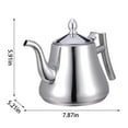 HWHCGZ 1.0L Stainless Steel Tea Kettle, Whistling Teakettle Pot ...