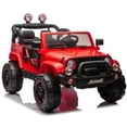 24V 2WD Electric Ride-On Vehicle, Remote Control, Rear Storage Trunk ...