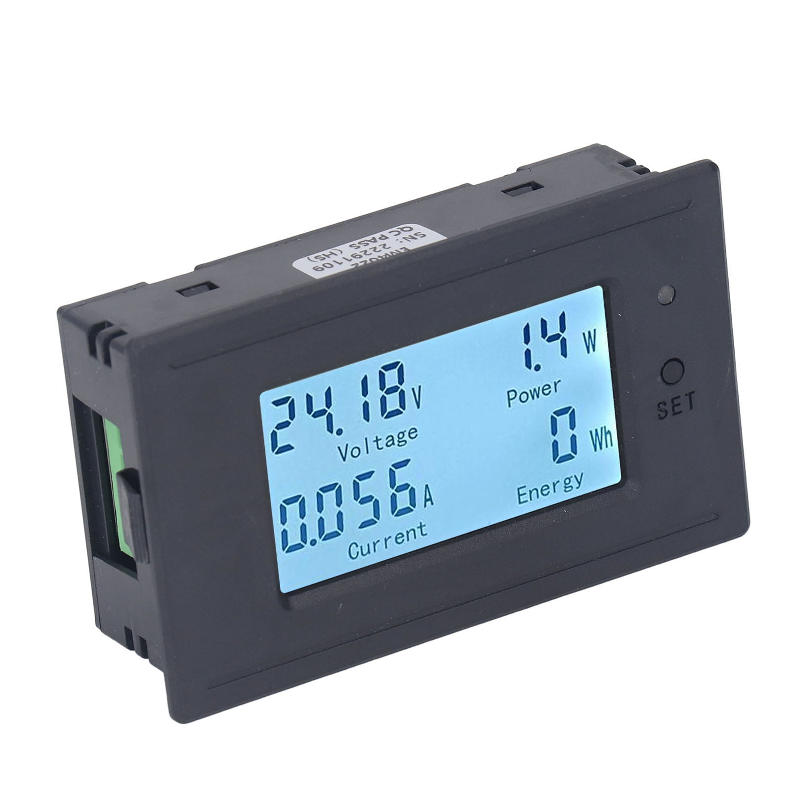 Monitor de Corriente ANGGREK Voltaje Amperímetro Digital Programable ...