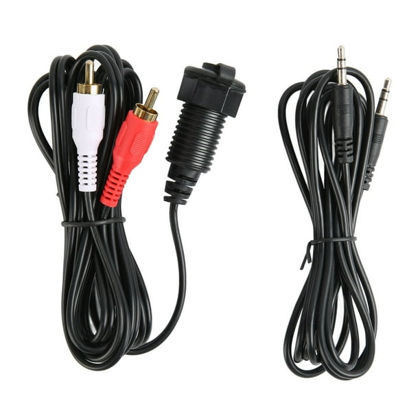 Dashboard Panel Flush Mount Cable,2m/6.56ft AUX Panel Mount Panel Mount ...