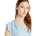 Time And Tru Womens Split Neck Dress With Flounce Hem Sizes Xs Xxxl